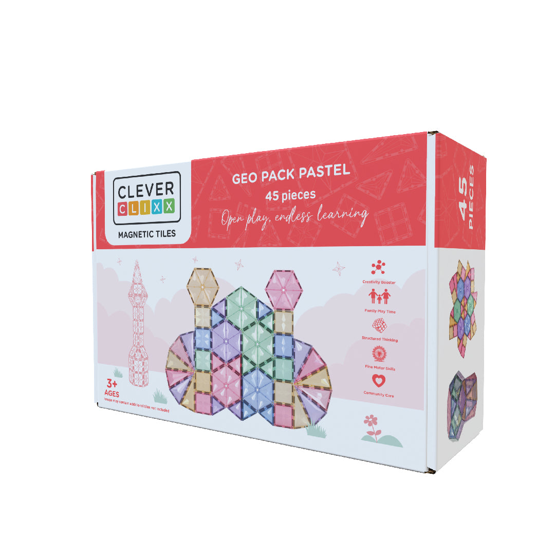 Cleverclixx - Geo Pack Pastel stuks | Schooltijd